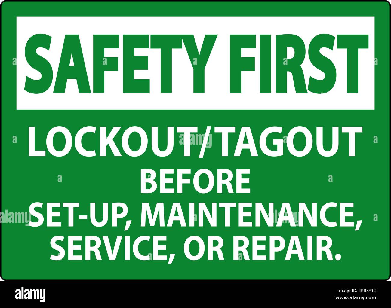 Lockout tagout before set up hi-res stock photography and images - Alamy