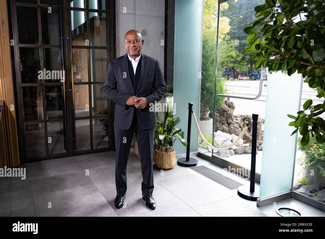 Director Raoul Peck poses for a portrait to promote his documentary ...