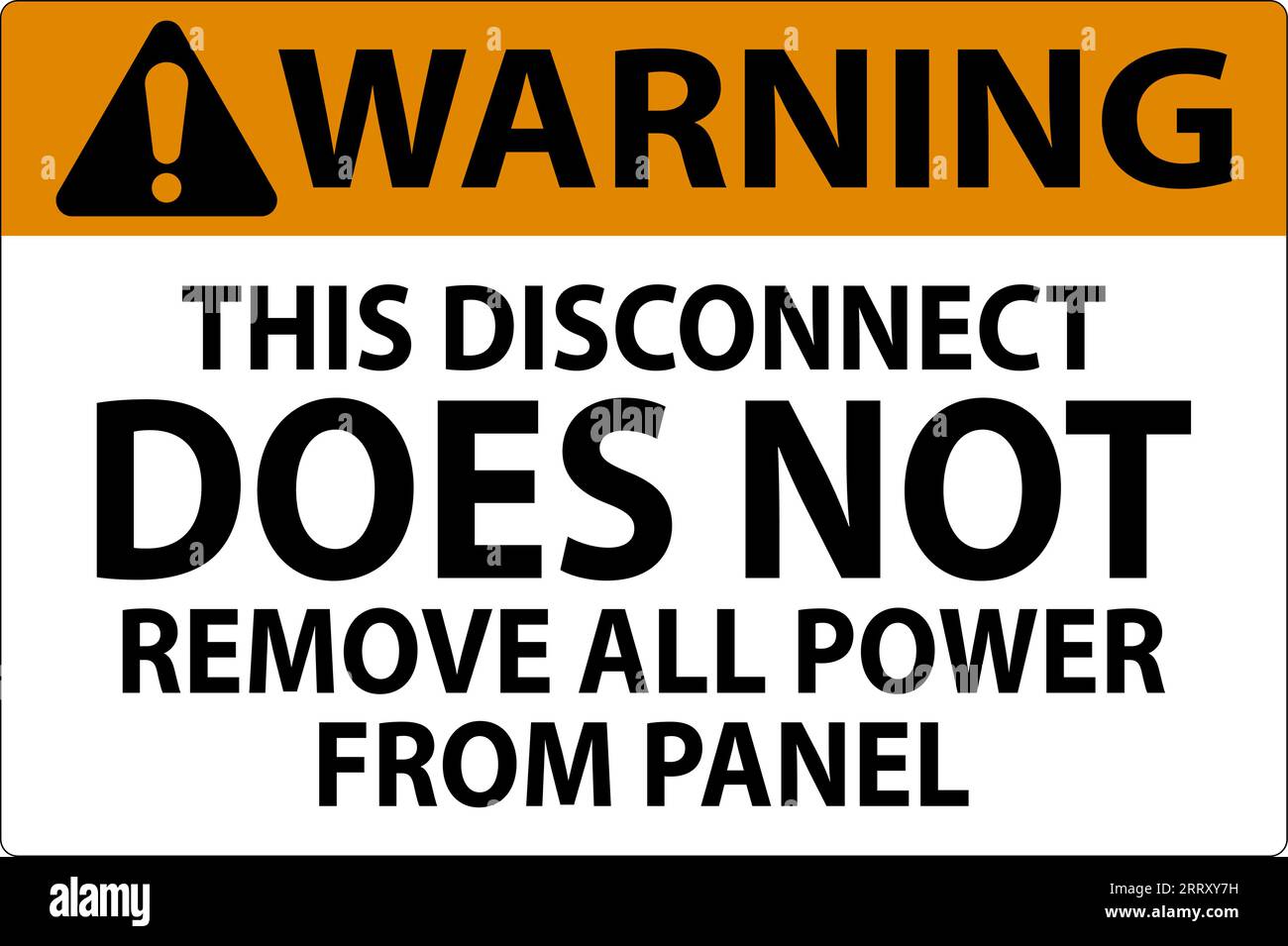 Sign warning safety mistake accident Stock Vector Images - Alamy