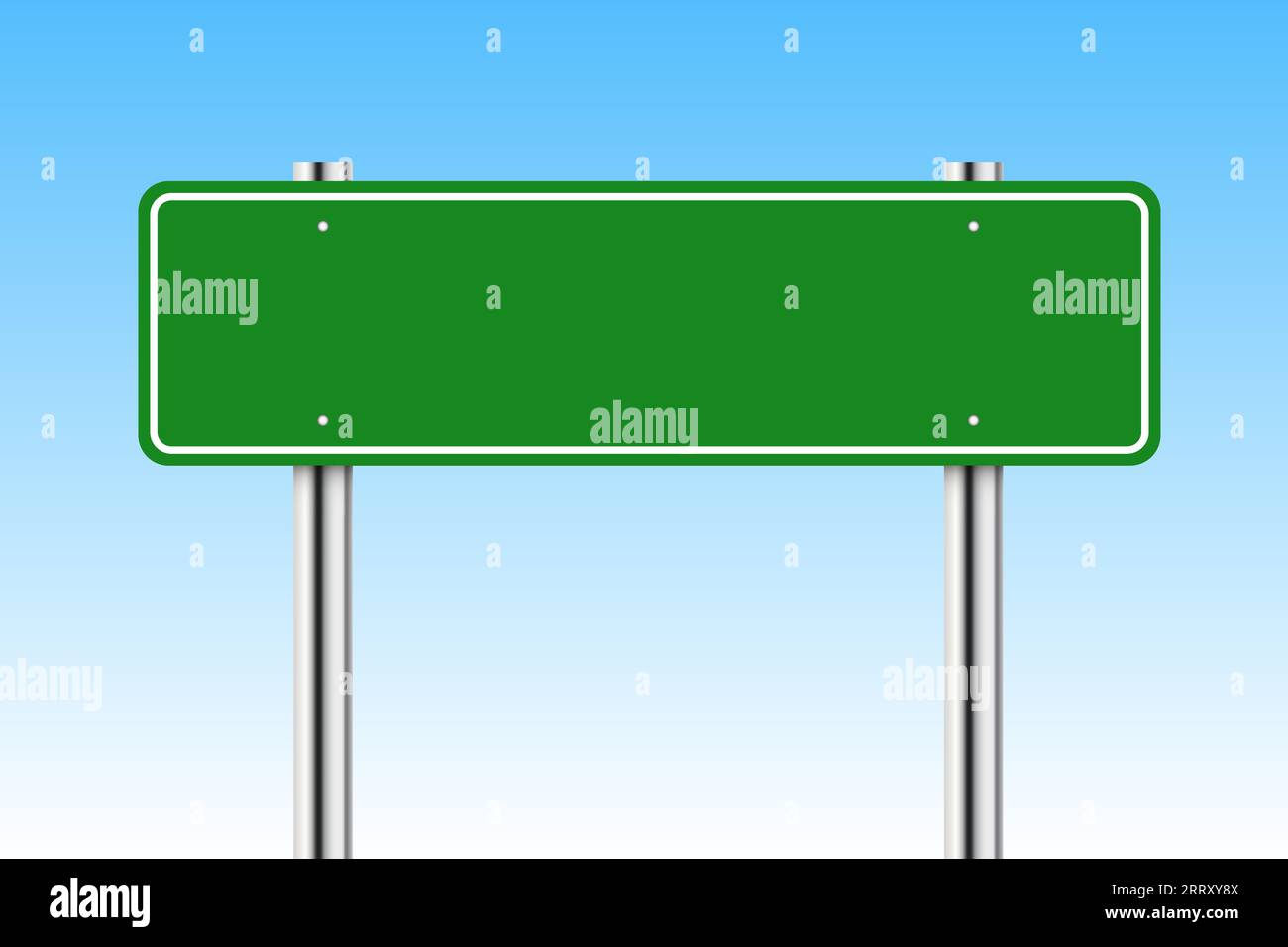 Green freeway sign Stock Vector Images - Alamy