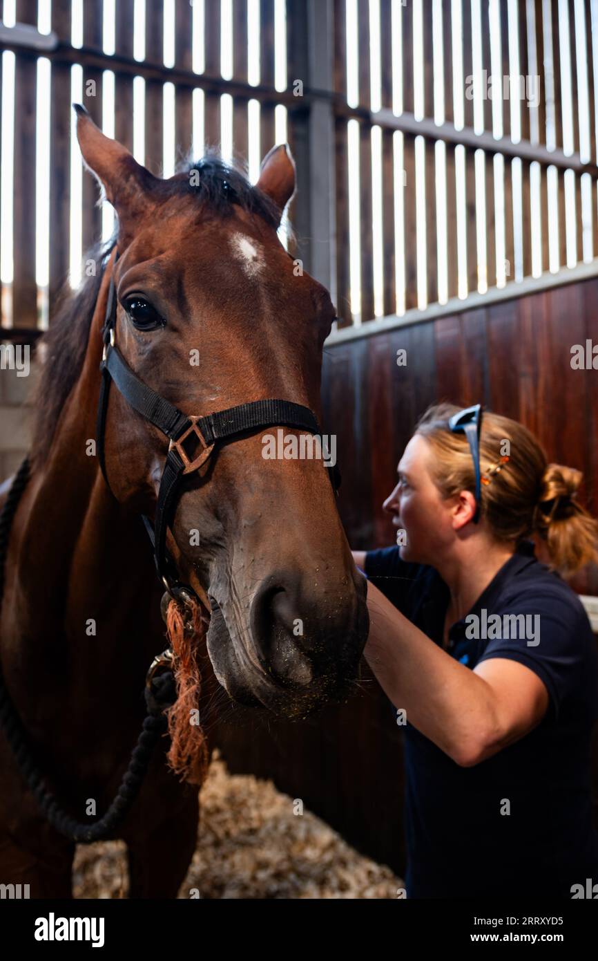 Malpas, Cheshire, UK, Saturday 9th September 2023. National Racehorse ...