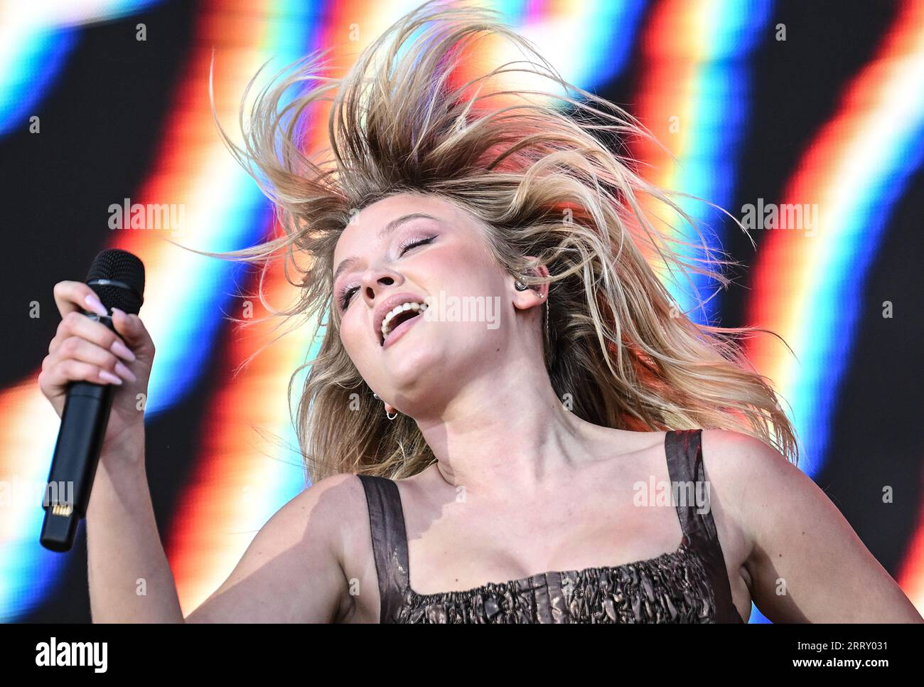 Berlin, Germany. 09th Sep, 2023. Zara Larsson performs on stage at the ...