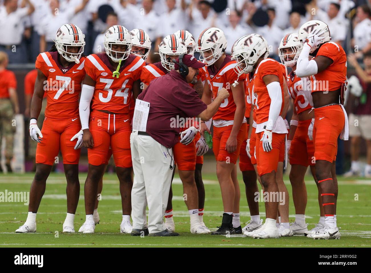 September 9, 2023: Virginia Tech Hokies safety Keonta Jenkins (7) and ...