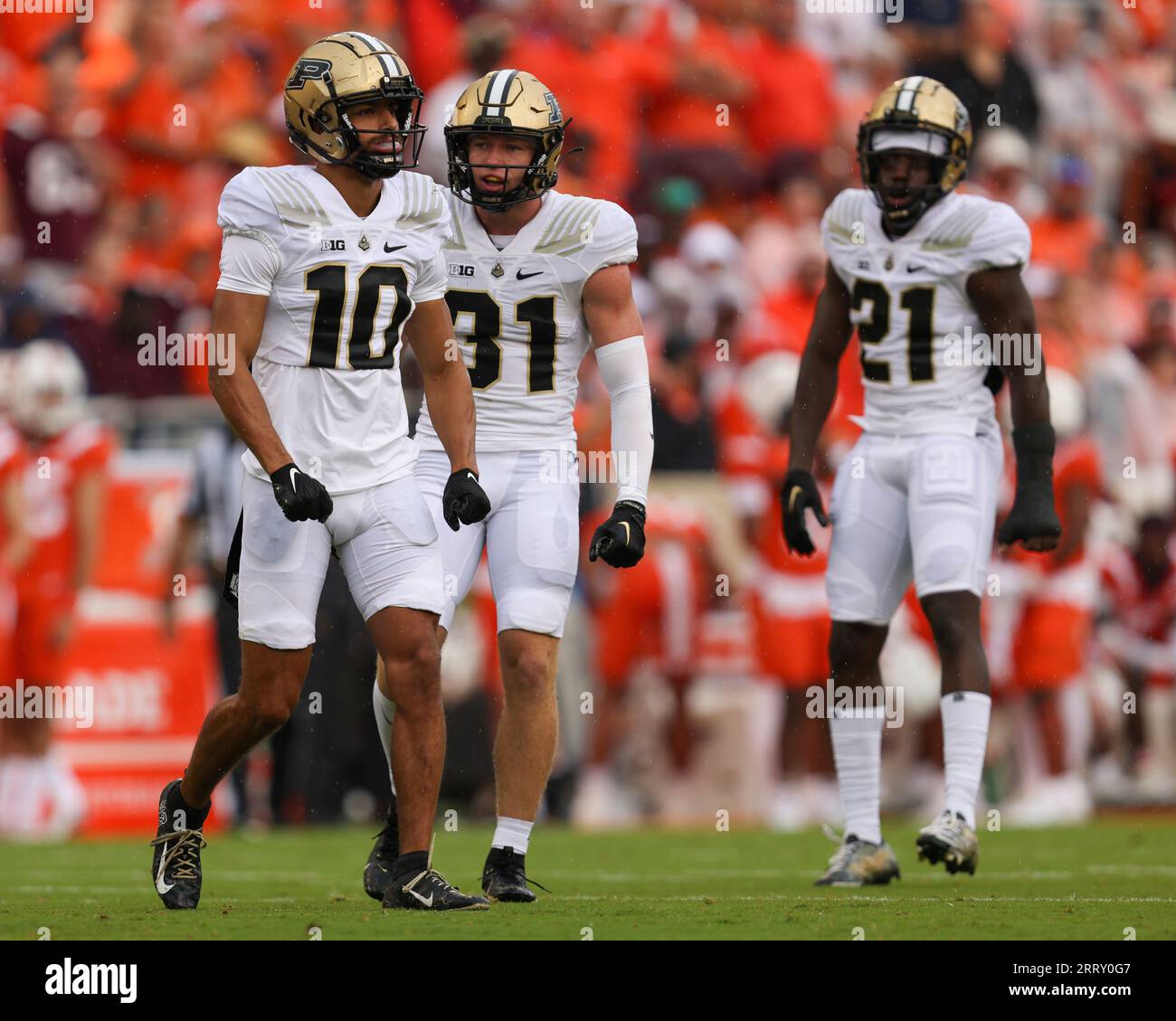 September 9, 2023: Purdue Boilermakers defensive back Cam Allen (10 ...