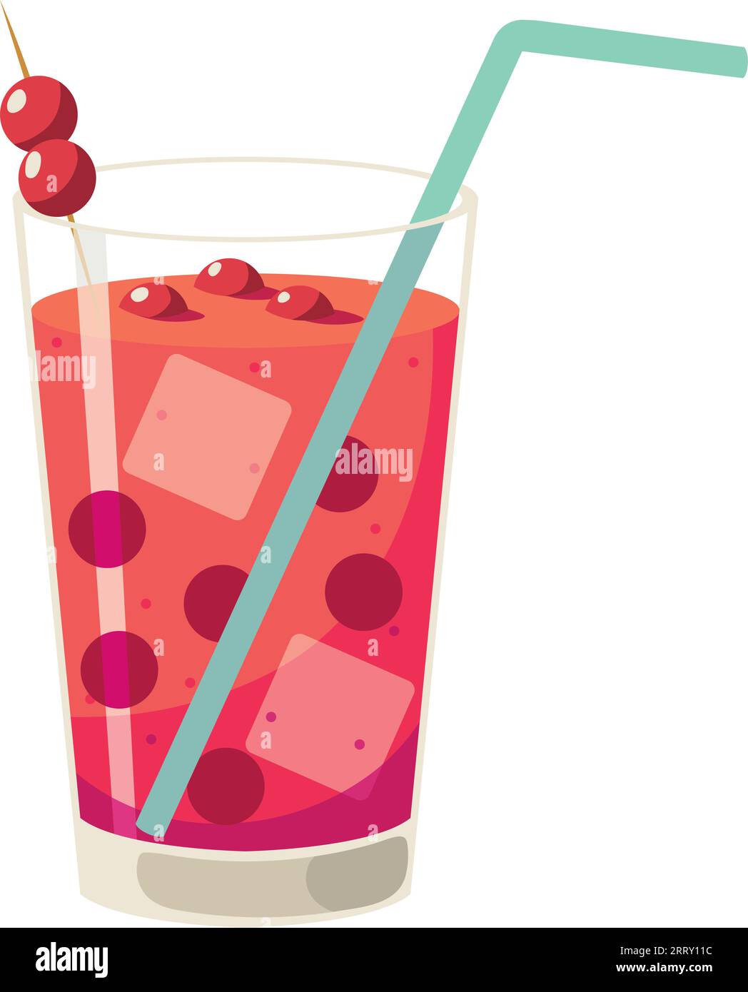 fruit drink cherry icon Stock Vector Image & Art - Alamy