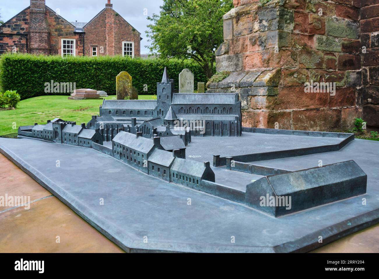 Model of Carlisle Cathedral, Carlisle, Cumbria Stock Photo - Alamy