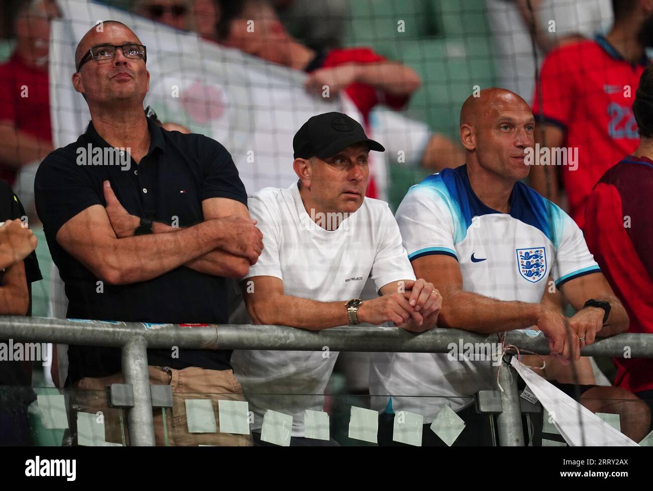 England fans appear dejected after the UEFA Euro 2024 Qualifying Group ...