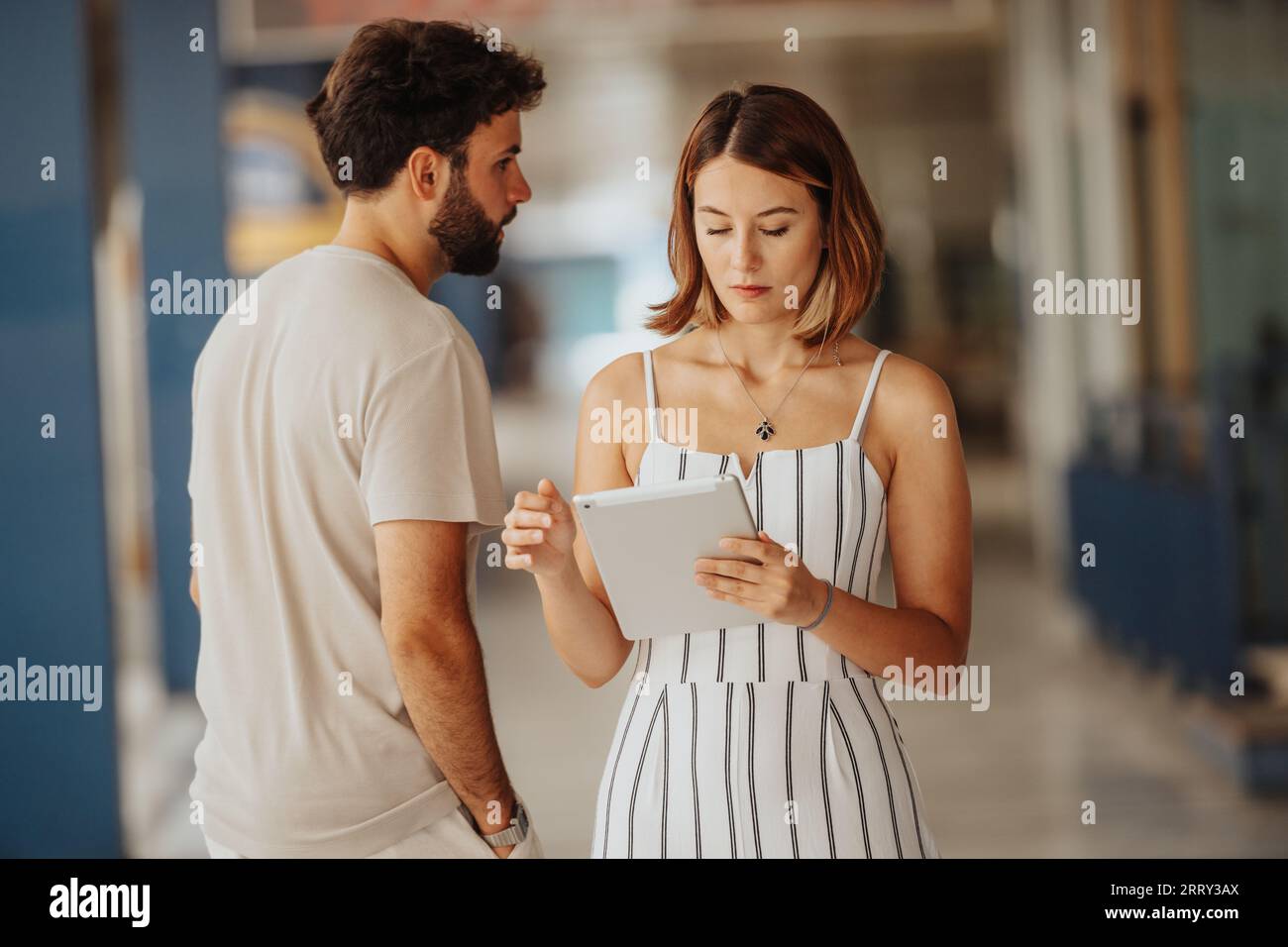 Focused Business Team Discussing Digital Marketing Strategies for ...