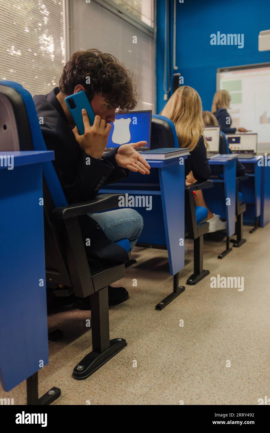 Classroom technology for assessment hi-res stock photography and images ...