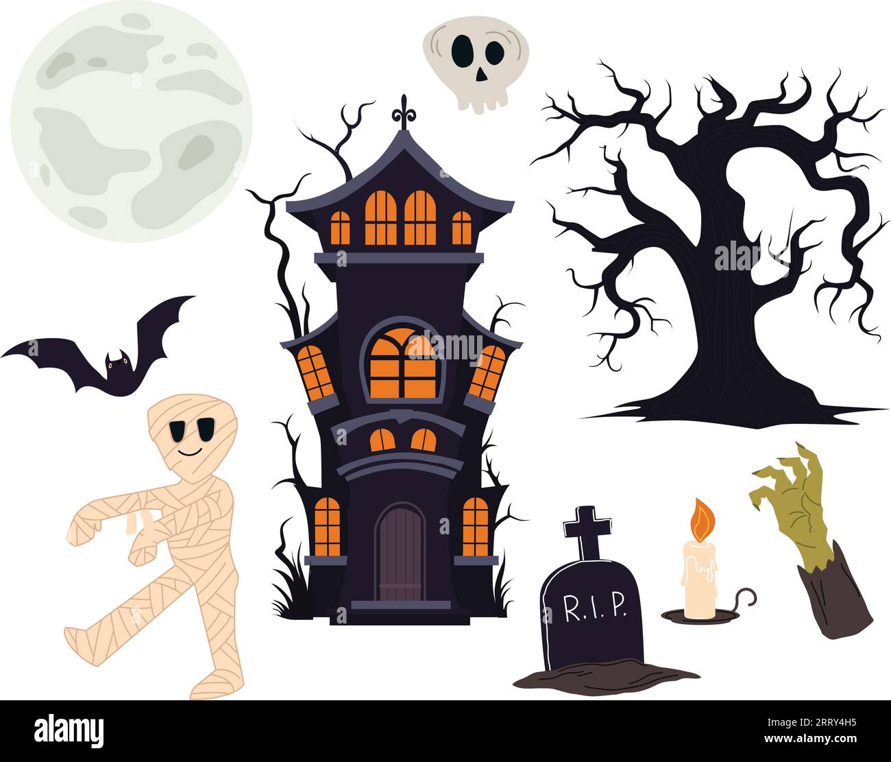 Happy thanksgiving! cute cat Cut Out Stock Images & Pictures - Alamy