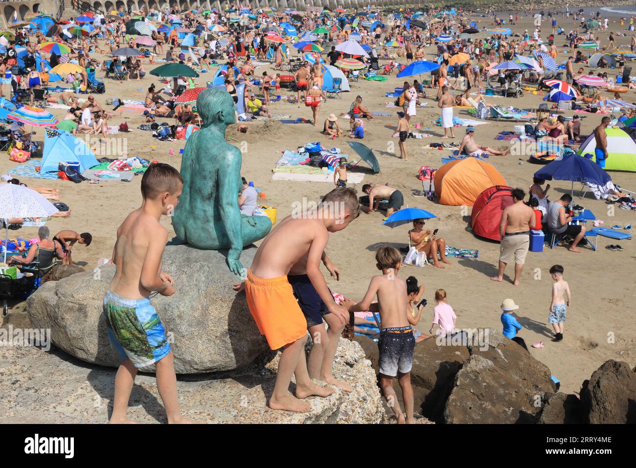 Folkestone, Kent, UK 9th September 2023. The September heatwave ...