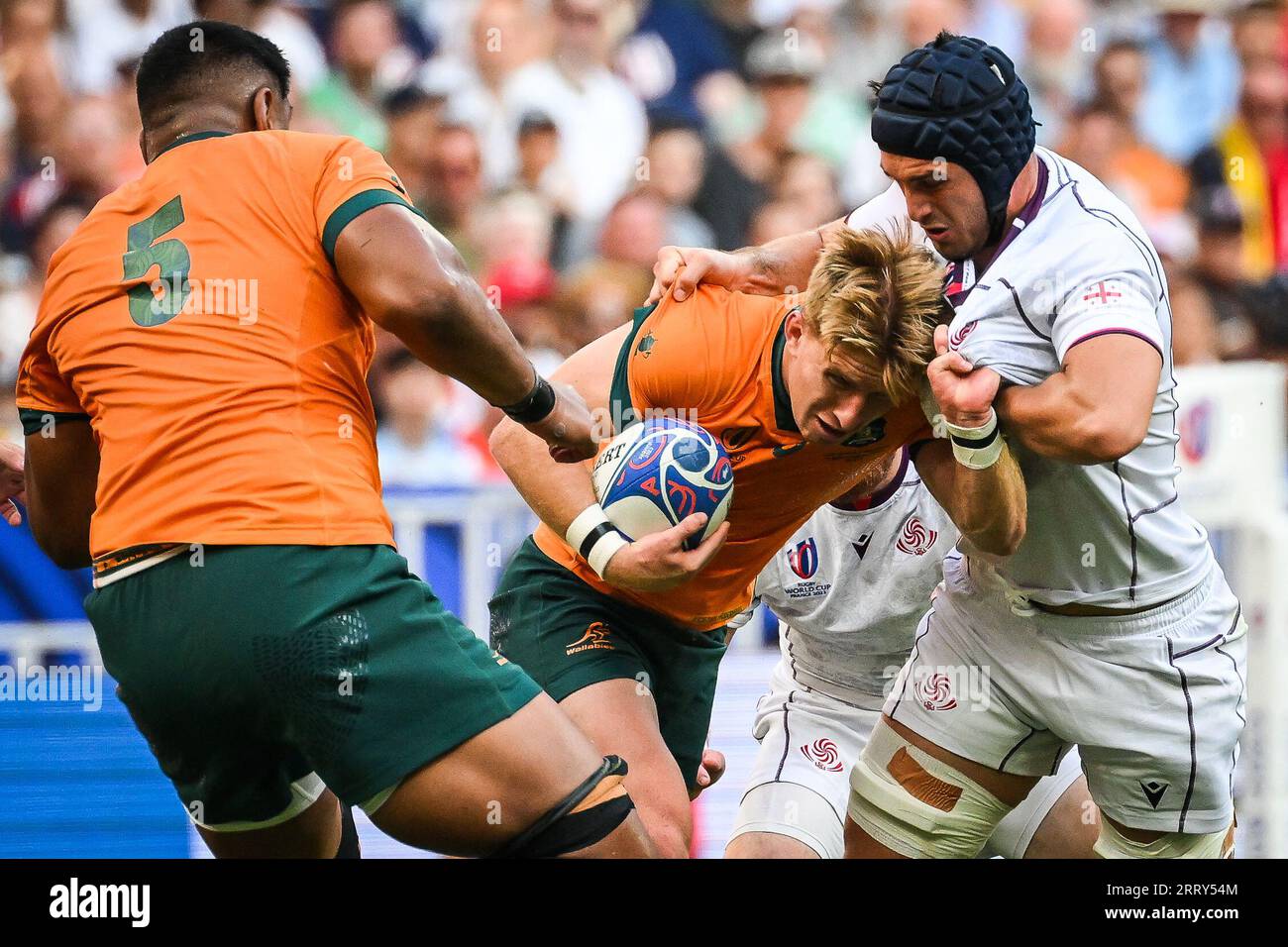 Tate MCDERMOTT of Australia and Tornike JALAGONIA of Georgia during the ...