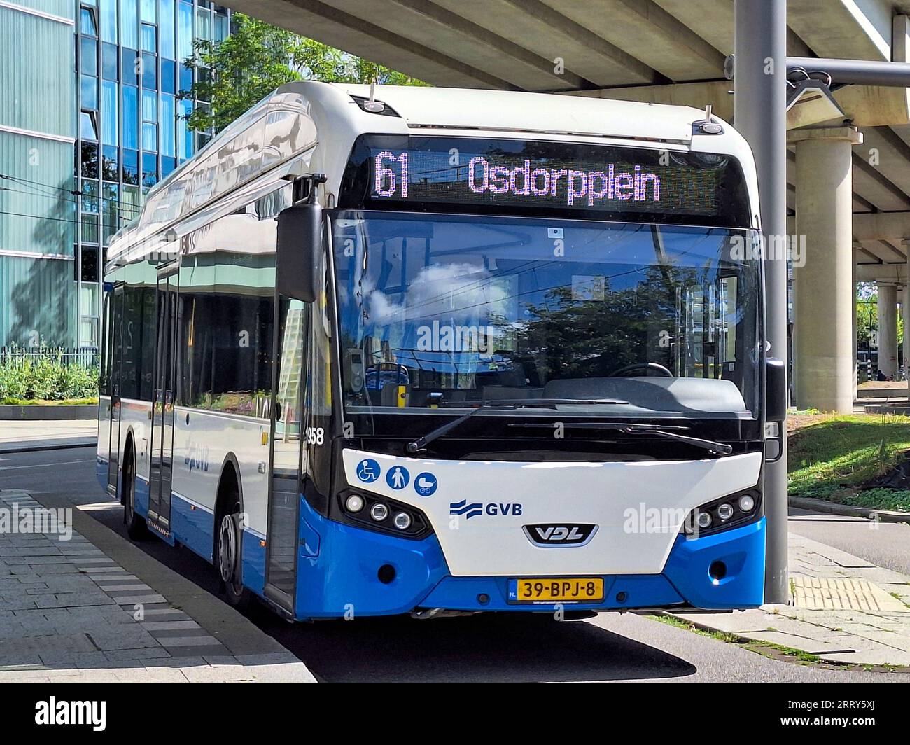 VDL Citea SLF-120 Electric city bus by GVB in Amsterdam City in the ...