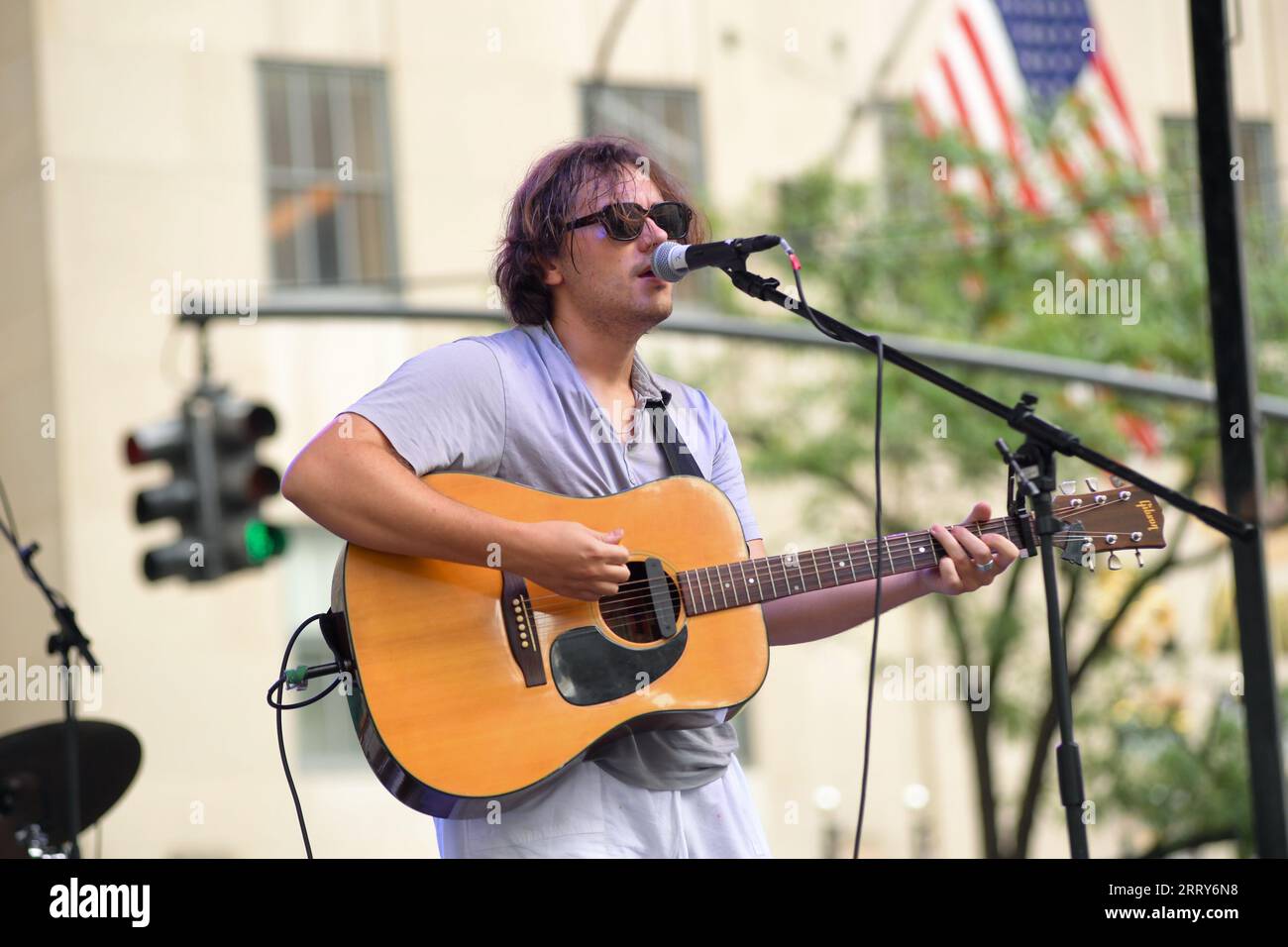 New York, USA. 09th Sep, 2023. Purr 1 band performing at indieplaza at ...