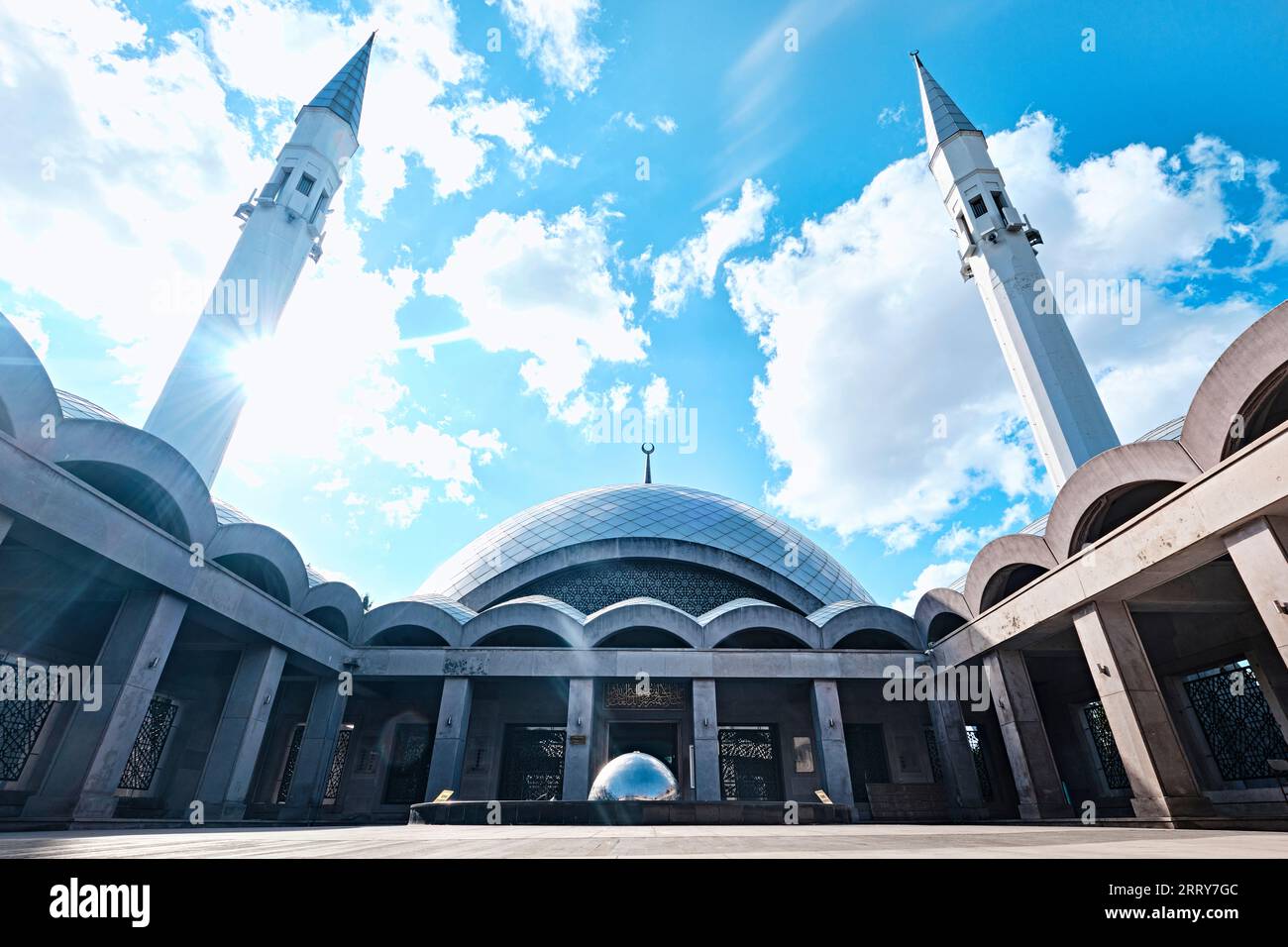 Istanbul, Turkey - September 9, 2023: Exterior view of Sakirin Mosque ...