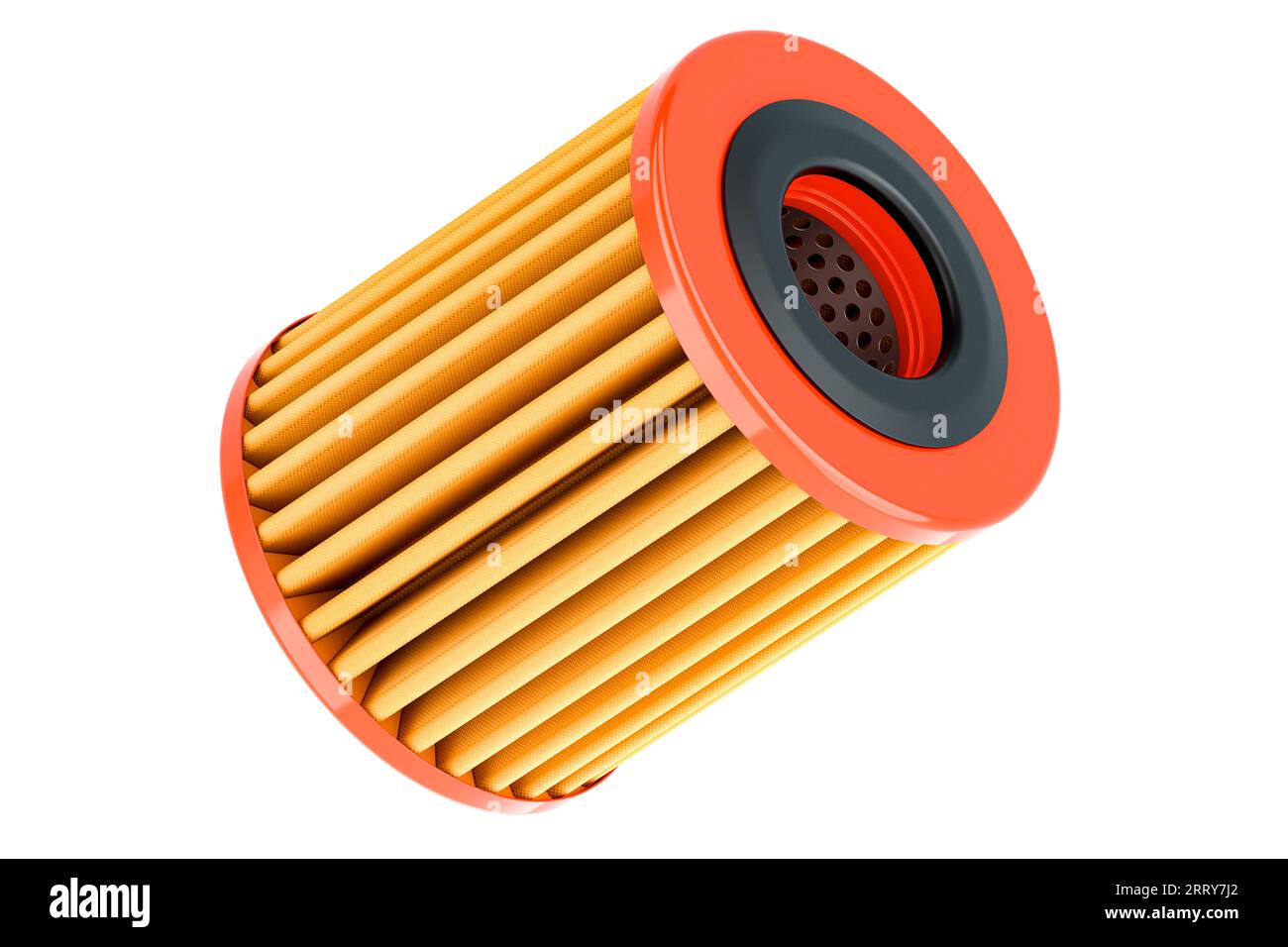 Car oil filter, 3D rendering isolated on white background Stock Photo ...