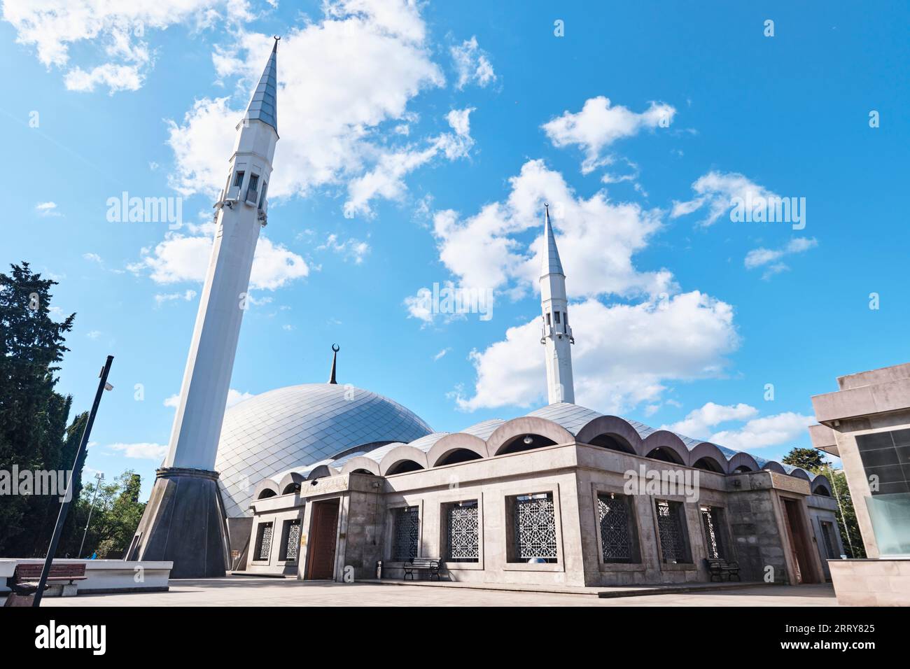 Istanbul, Turkey - September 9, 2023: Exterior view of Sakirin Mosque ...