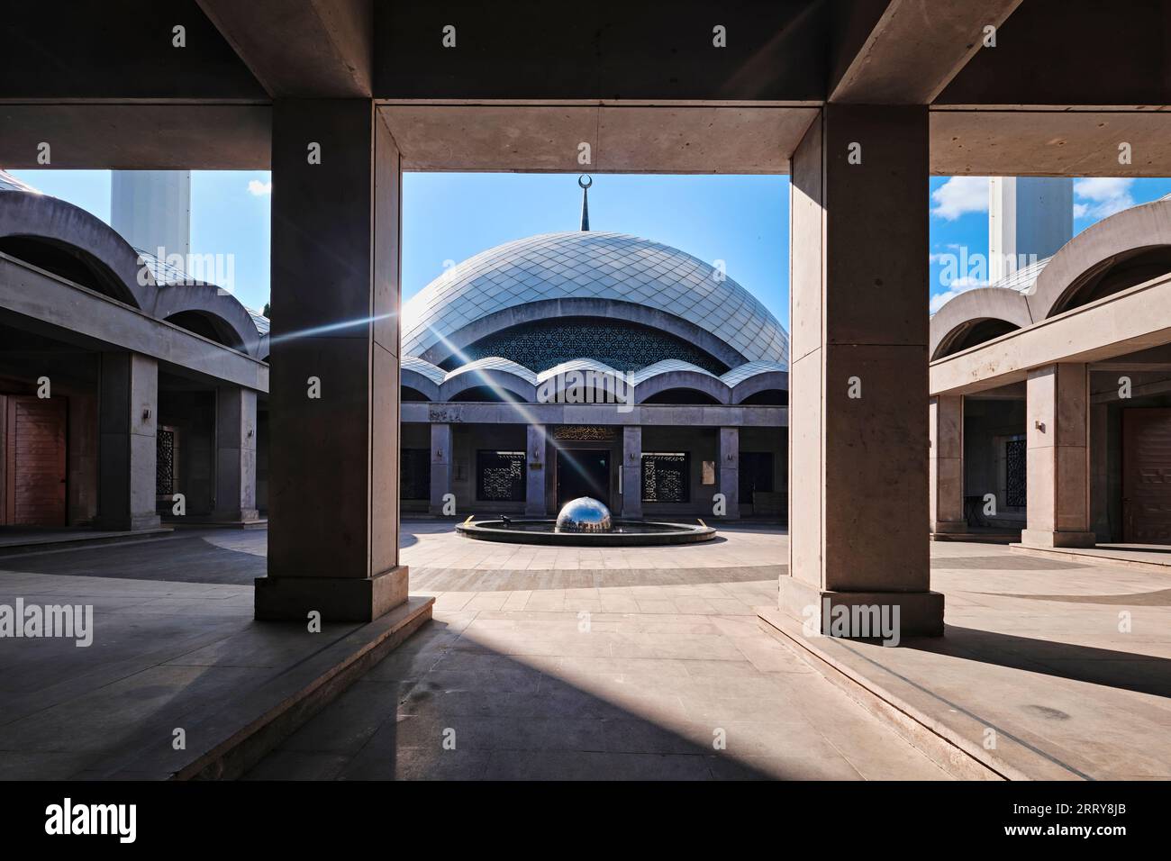 Istanbul, Turkey - September 9, 2023: Exterior view of Sakirin Mosque ...