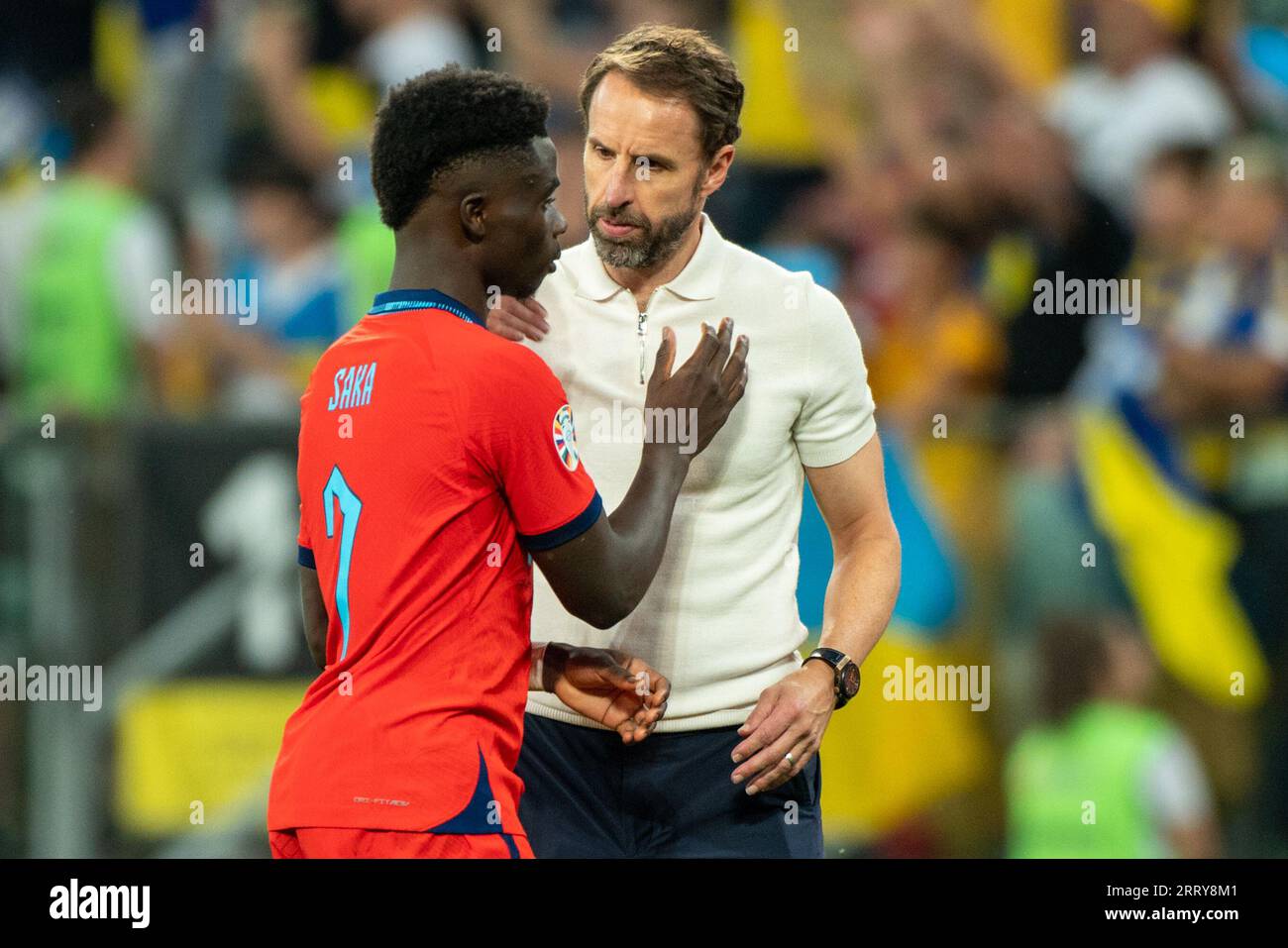 Wroclaw, Poland. 09th Sep, 2023. The English Coach Gareth Southgate and ...