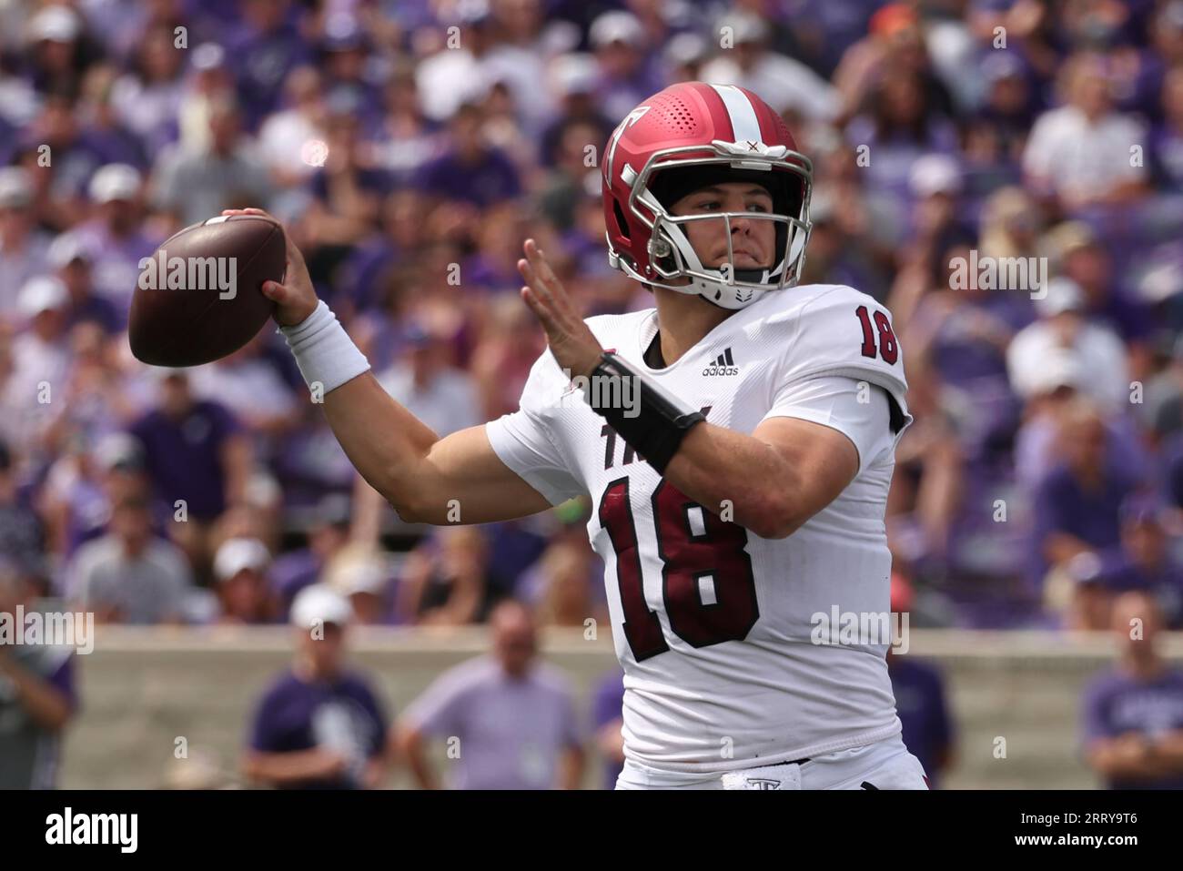 MANHATTAN, KS - SEPTEMBER 09: Troy Trojans quarterback Gunnar Watson ...