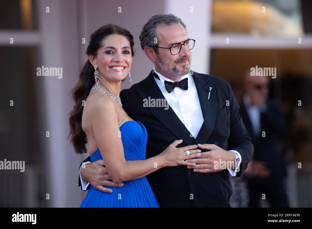 Venice, Italy. 09th Sep, 2023. Caterina Murino and Edouard Rigaud ...