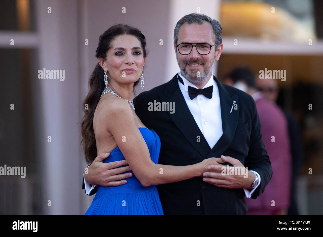 Venice, Italy. 09th Sep, 2023. Caterina Murino and Edouard Rigaud ...