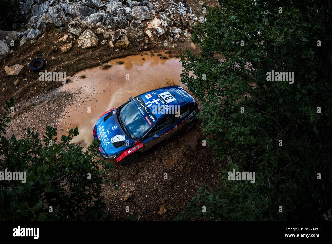 37 Lambros ATHANASOULAS (GRC), Nikolaos ZAKCHAIOS (GRC), HYUNDAI i20 N ...