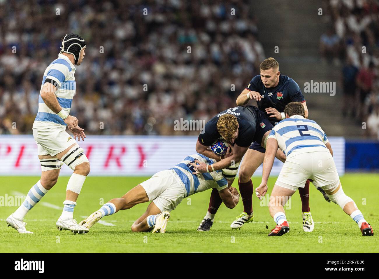 Marseille, France. 9th September, 2023. Ollie Chessum of England during ...