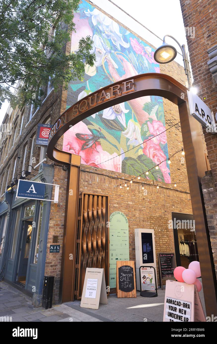 Islington Square shopping centre on Upper Street, in Islington, north ...