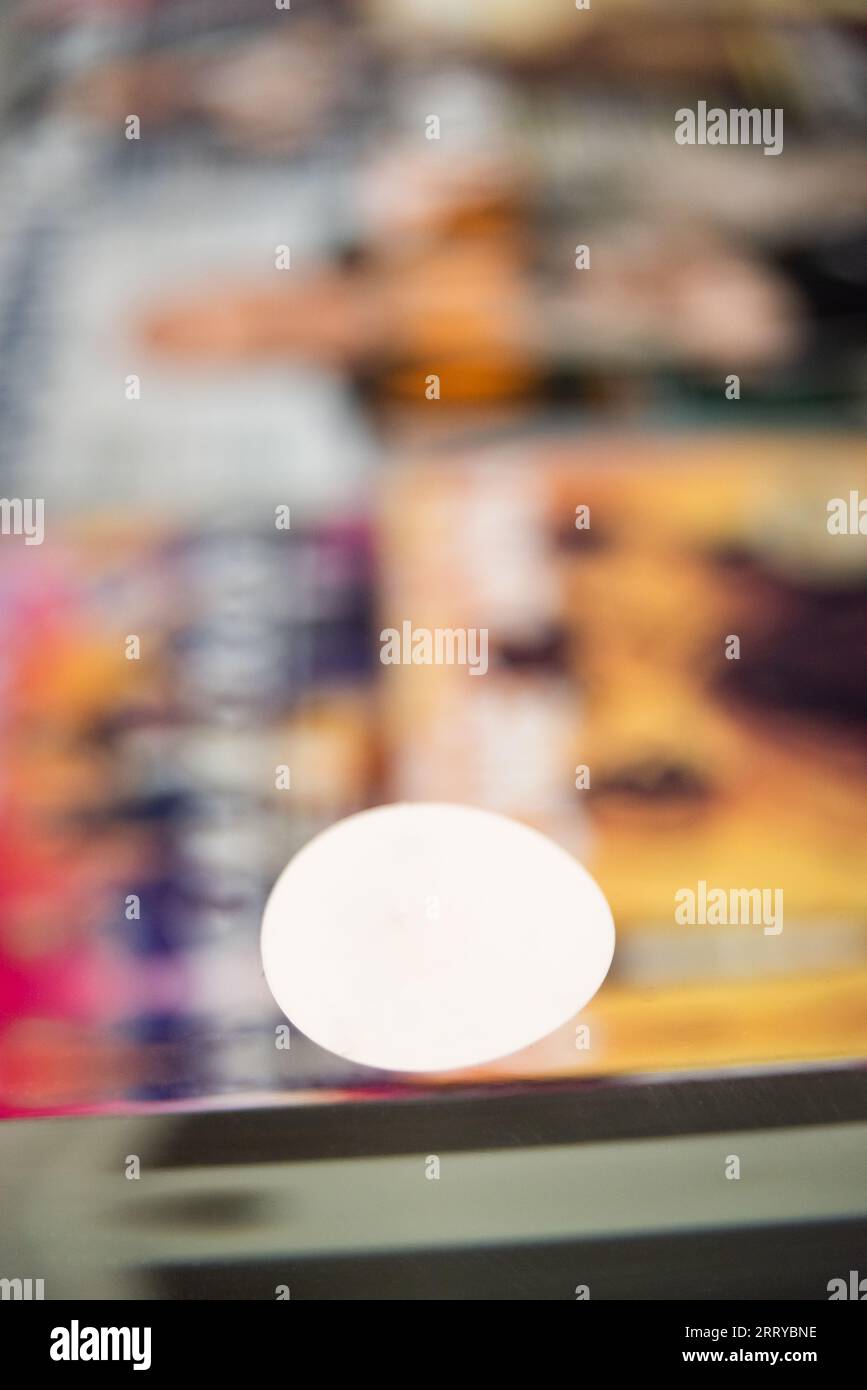 Blurred background ad shot in studio Stock Photo - Alamy