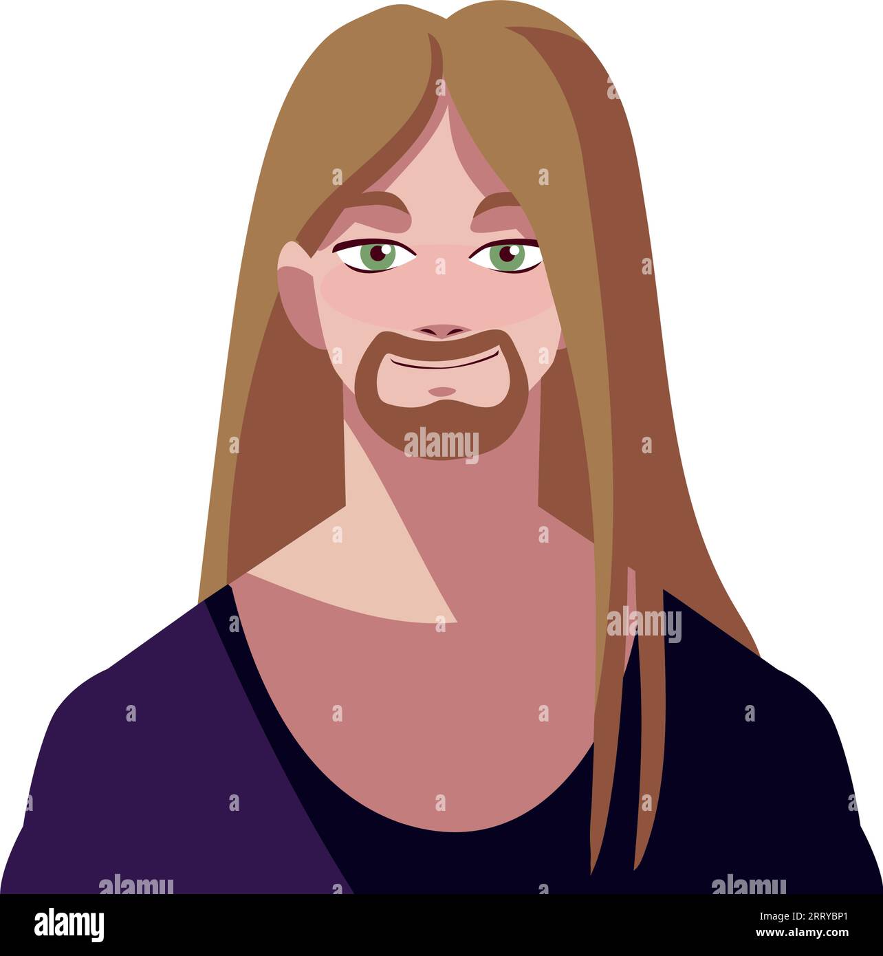 blond man with beard icon Stock Vector Image & Art - Alamy