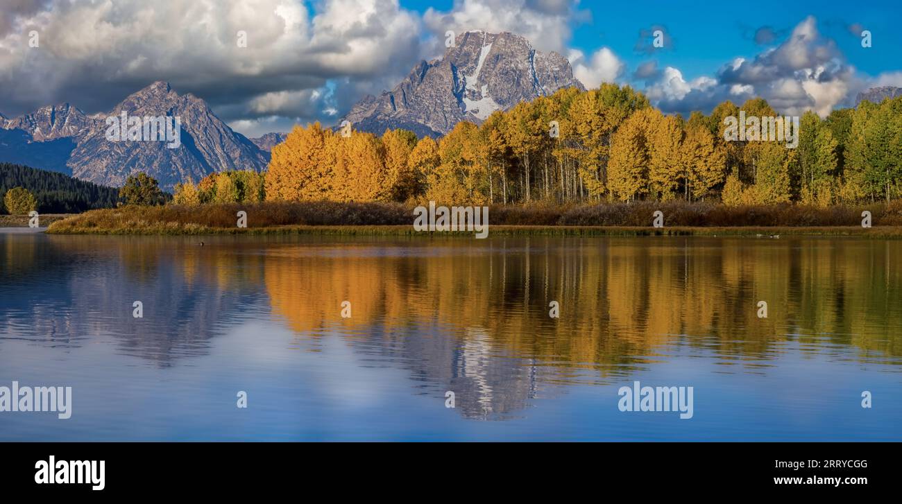 Oxbow Bend on the Snake River, Grand Teton National Park is located one ...