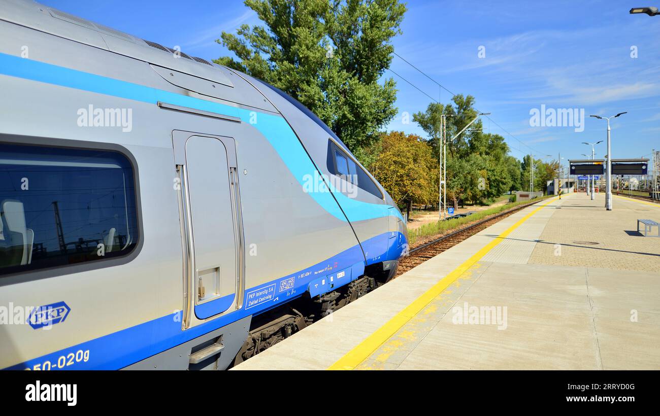 Warsaw, Poland. 5 September 2023. PKP Intercity Polish train sleeping ...