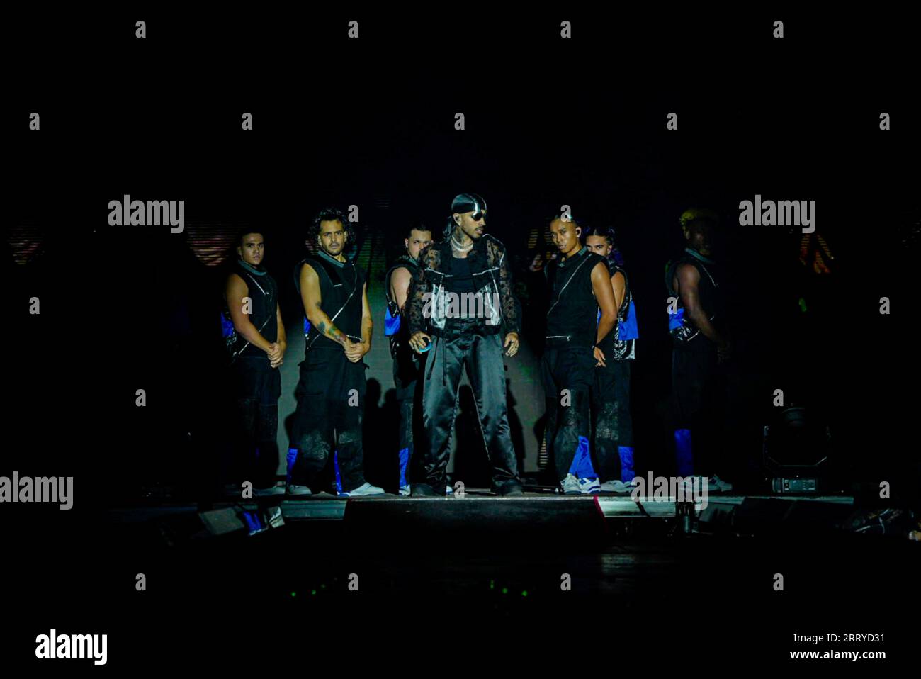 The singer, Rauw Alejandro during his performance at the Cartuja ...