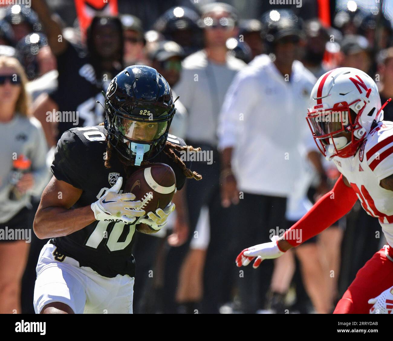 Boulder, CO, USA. 09th Sep, 2023. Colorado Buffaloes wide receiver ...