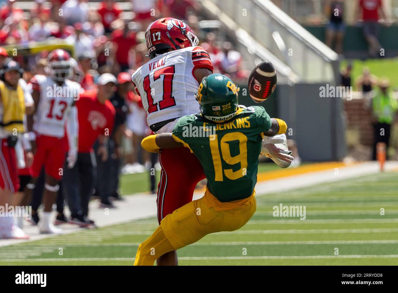 WACO, TX - SEPTEMBER 09: Baylor Bears cornerback Caden Jenkins (19 ...