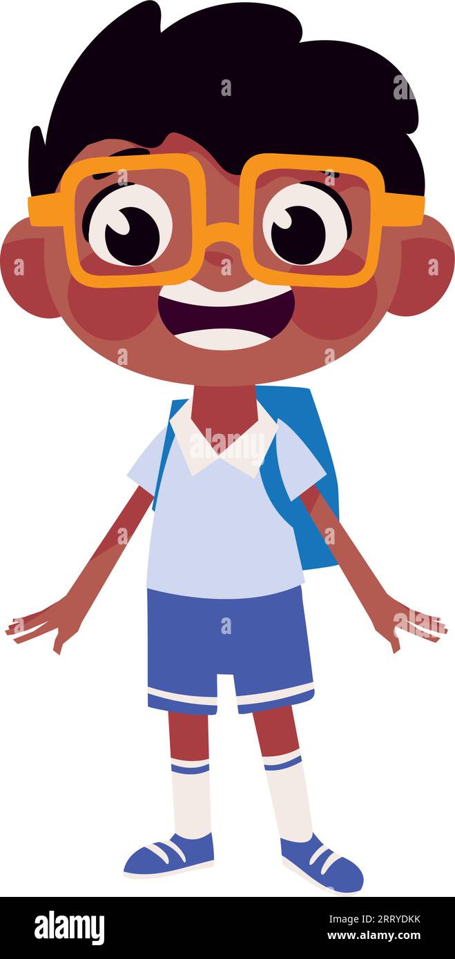 student back to school cartoon Stock Vector Image & Art - Alamy
