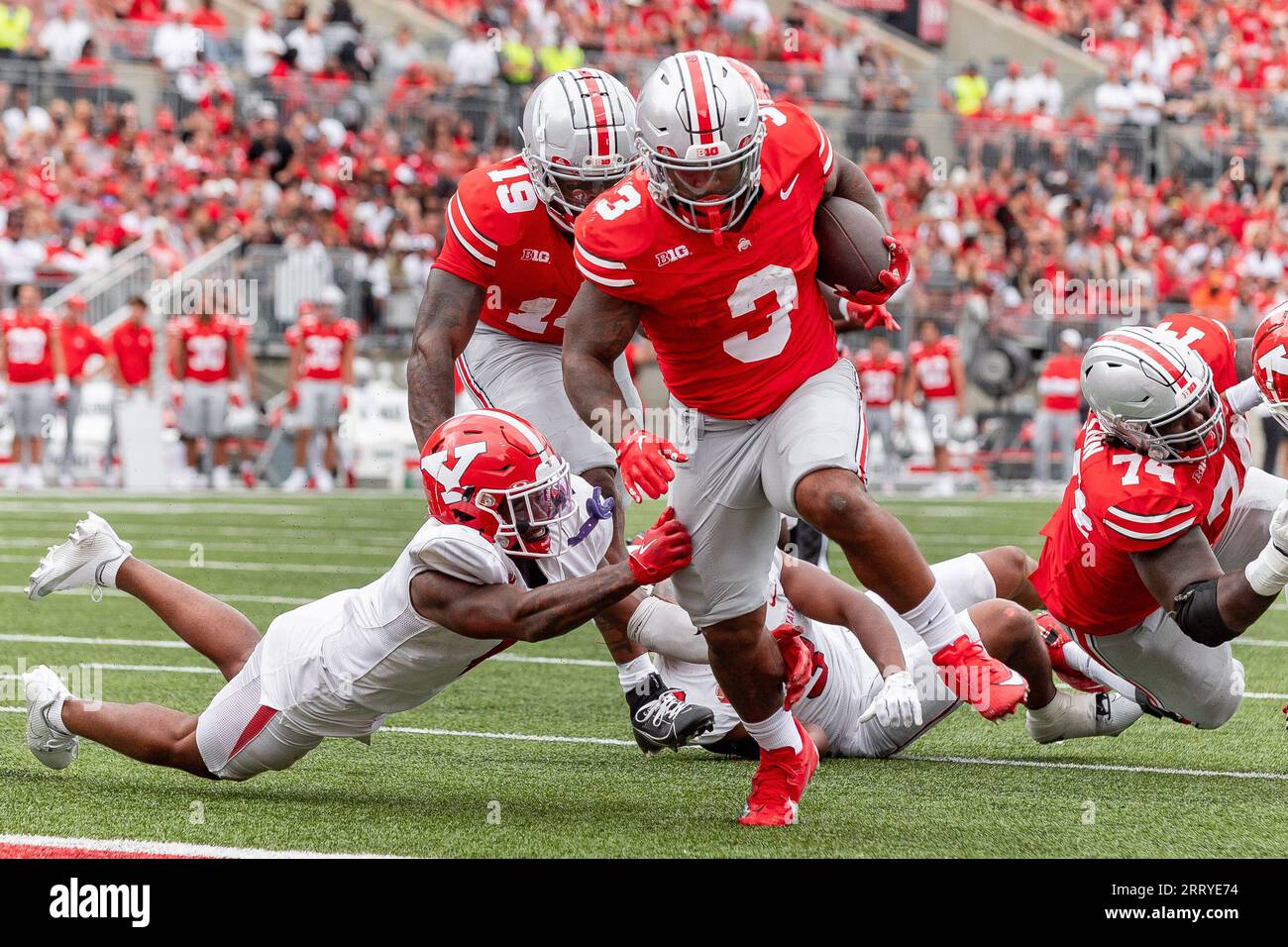 Columbus, Ohio, USA. 9th Sep, 2023. Ohio State Buckeyes running back ...