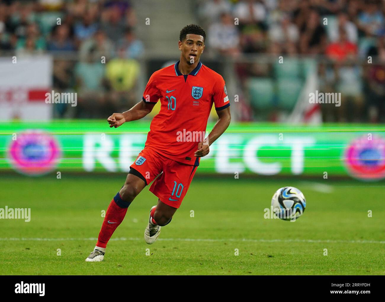 England's Jude Bellingham during the UEFA Euro 2024 Qualifying Group C ...