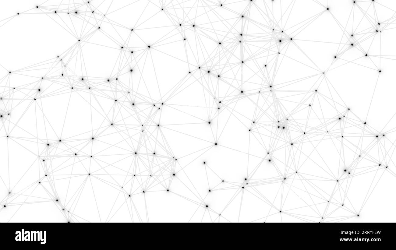 Abstract geometric white background. Plexus mesh backdrop Stock Photo ...