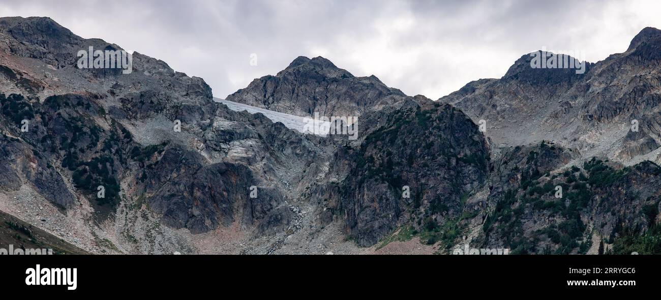 Rocky Mountain Peaks in Canadian Landscape. BC, Canada. Nature ...