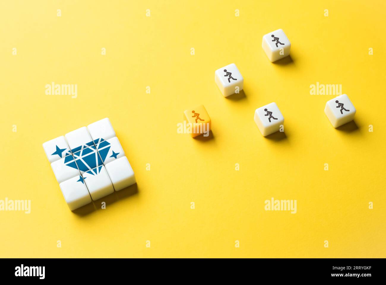 People on the race for the prize. Take a leading position. Motivation ...