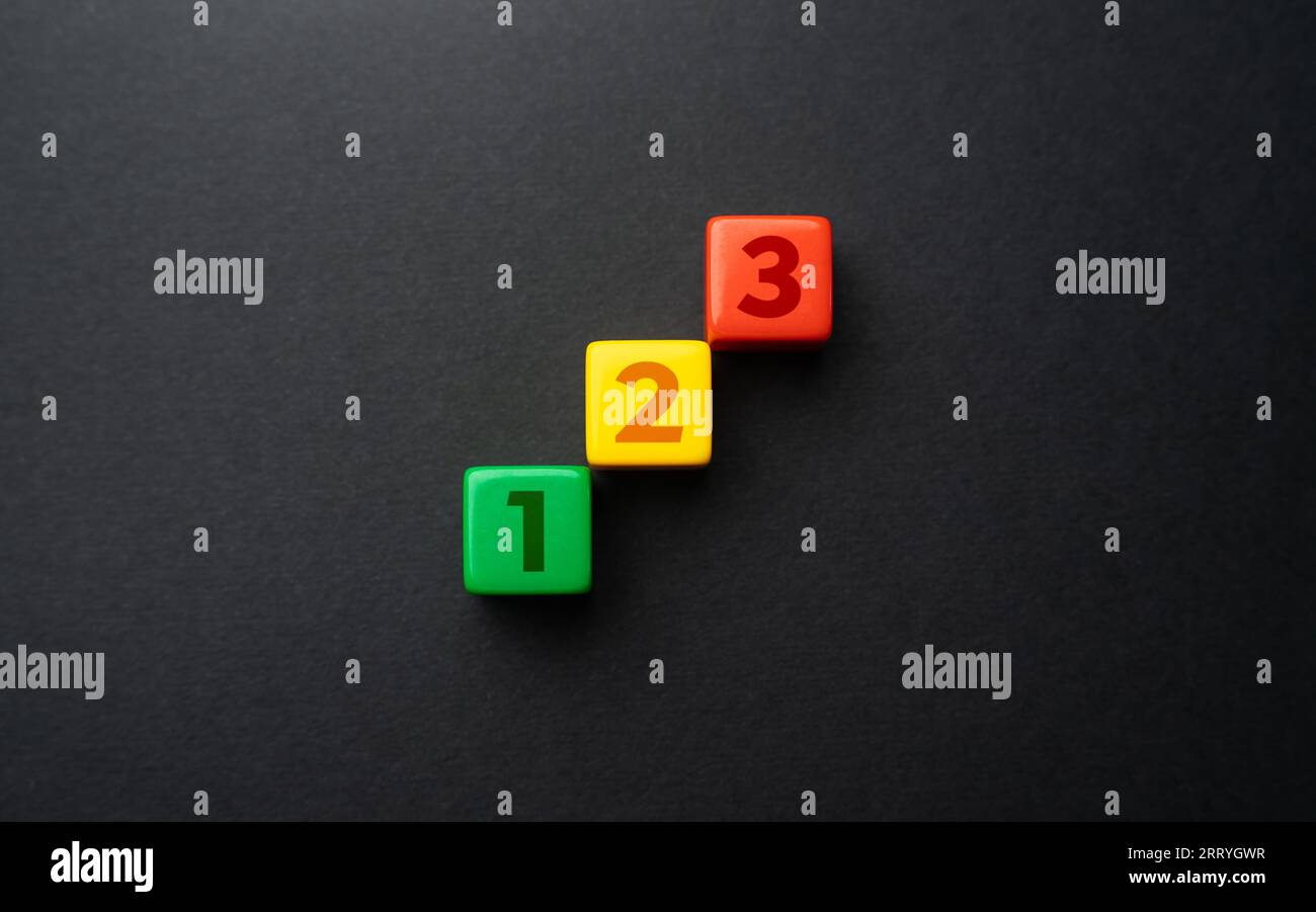 Three stages. Three difficulty levels. Passing the steps according to ...