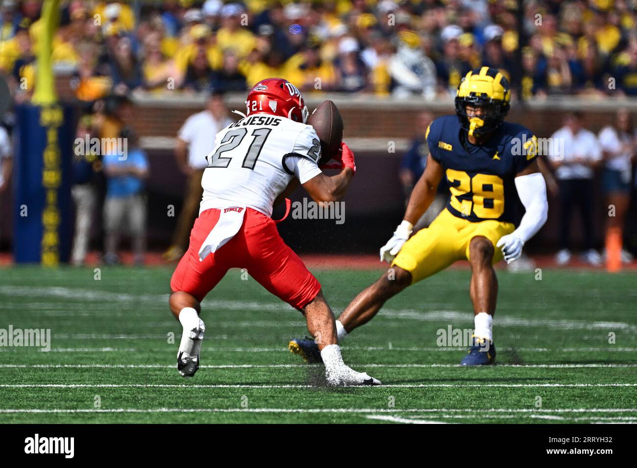 ANN ARBOR, MI - SEPTEMBER 09: UNLV Rebels wide receiver Jacob De Jesus ...