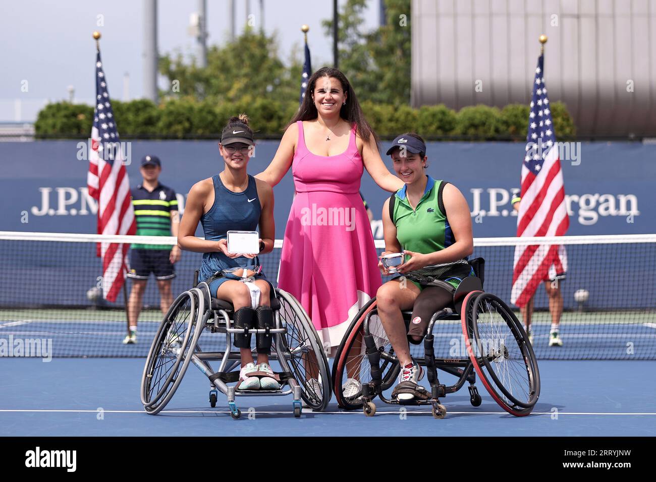 Maylee Phelps and Ksenia Chasteau pose for a portrait with Junior US ...