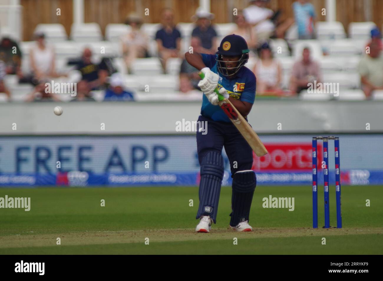 Chester le Street, 9 September 2023. Hasini Perera batting for Sri ...