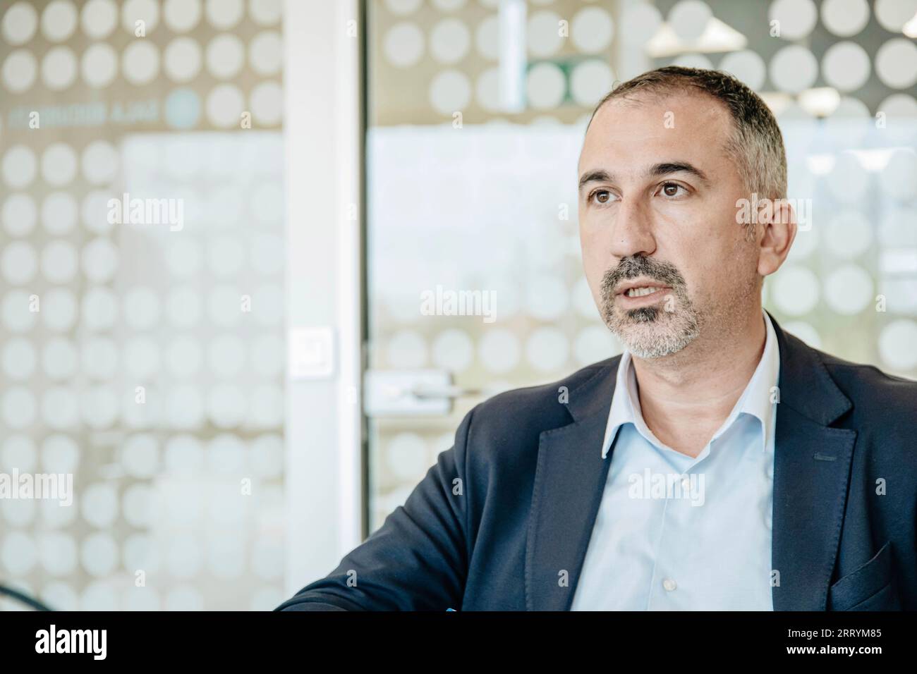 DIGI Spain Telecom CEO Marius Varzaru during an interview for Europa ...