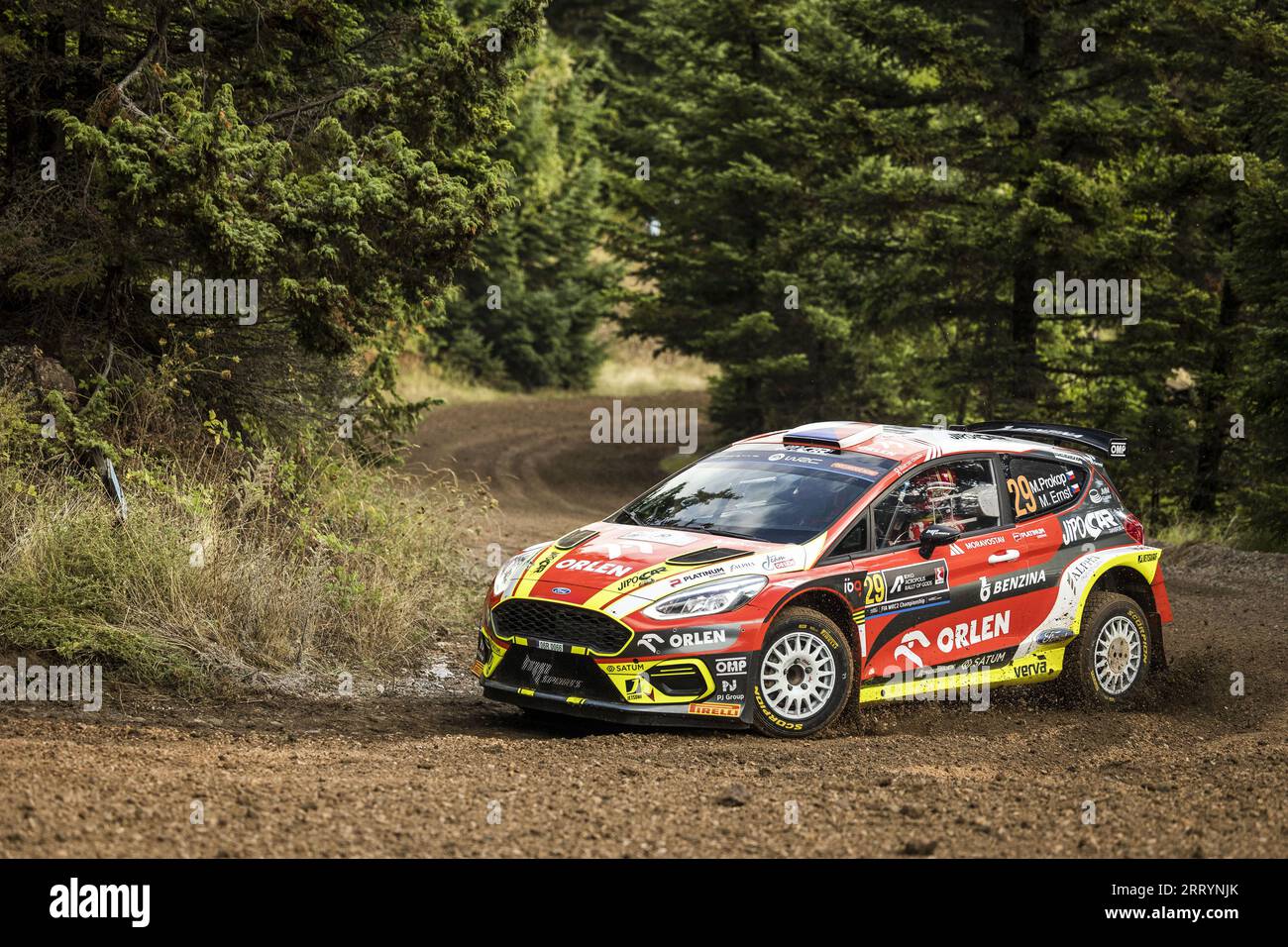 29 Martin PROKOP (CZE), Michal ERNST (CZE), FORD Fiesta MkII, RC2, Rally2, action during the ...