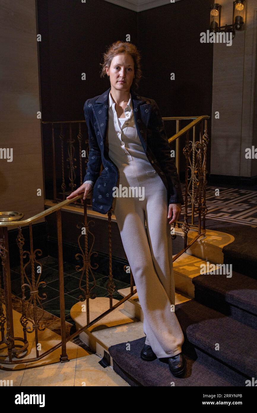 Vicky Krieps poses for a portrait to promote the film " The Dead Don't ...