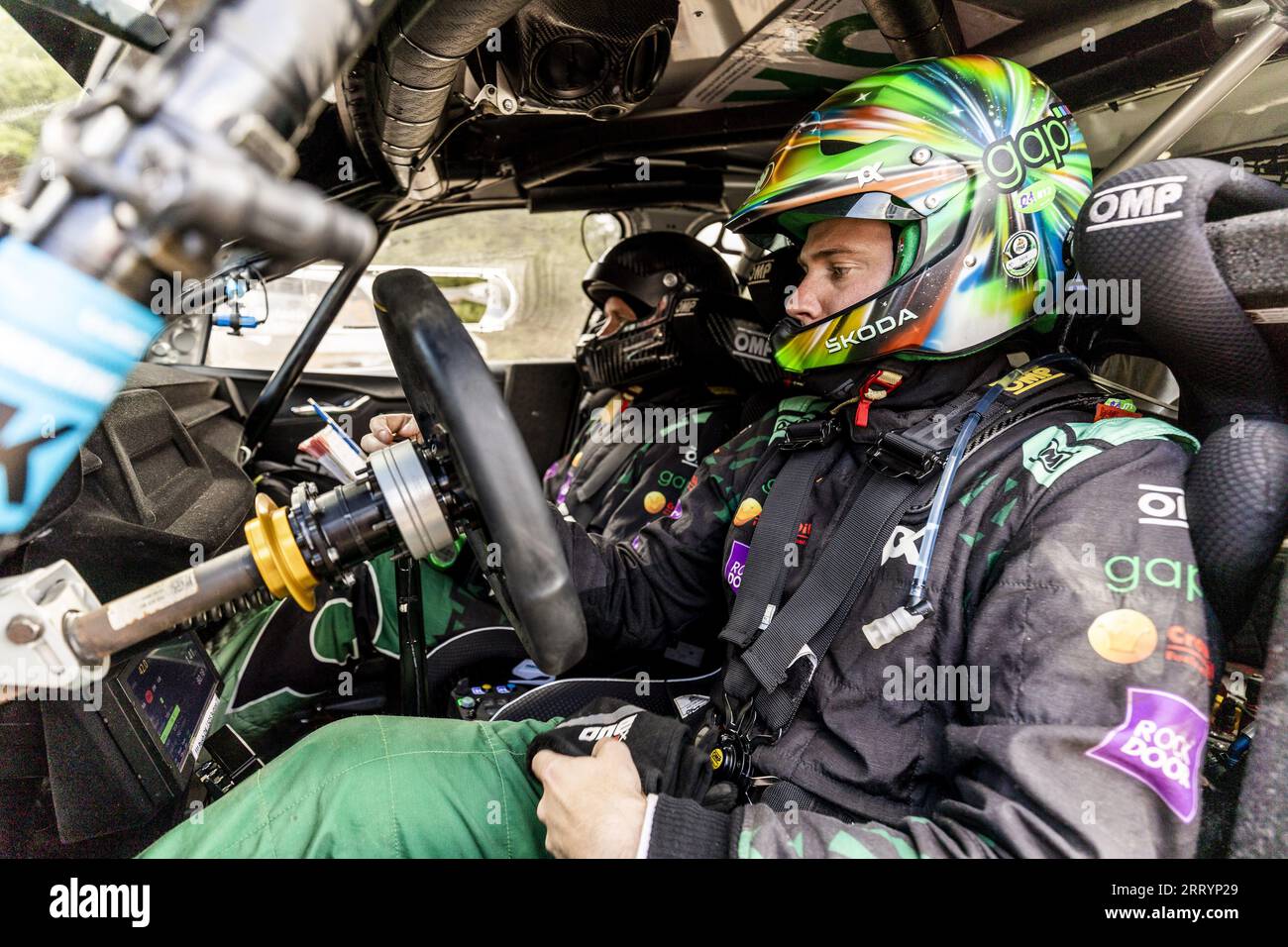 GREENSMITH Gus (GBR), Skoda Fabia RS, portrait during the Acropolis ...